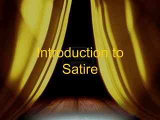 Introduction to satire | PPT