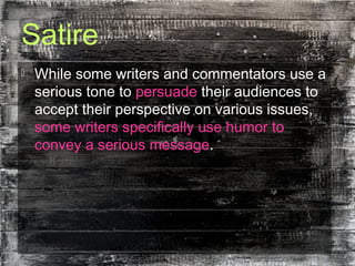 Introduction to satire | PPT