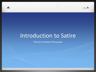 Introduction to Satire | PPTX
