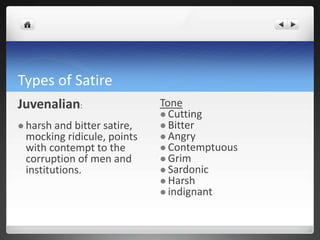 Introduction to Satire | PPTX