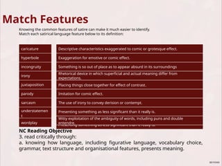 Introduction to Satire PowerPoint.pptx English lessons | PPTX