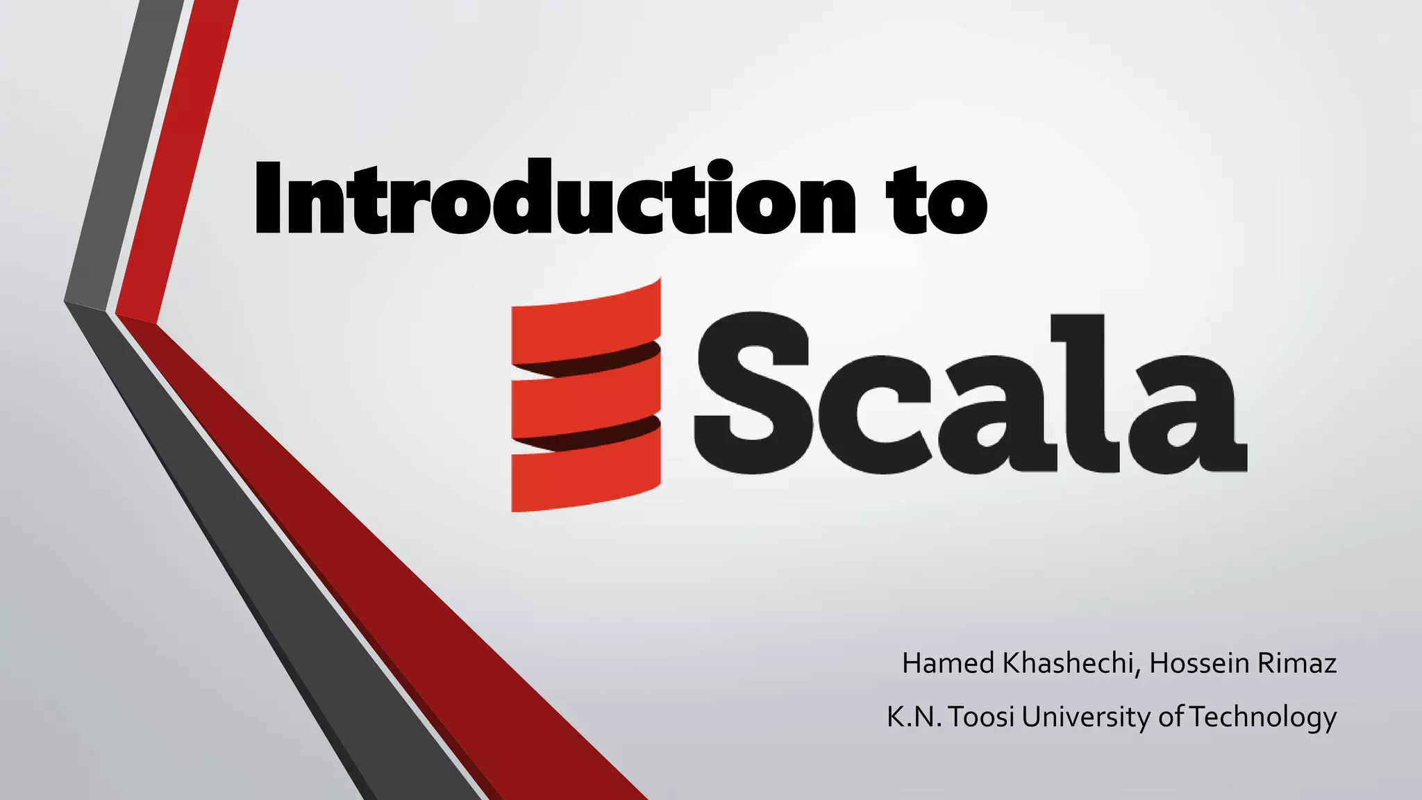 Introduction to Scala | PPTX