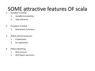 Introduction to scala for a c programmer | PPT