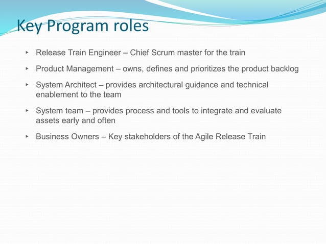 Introduction to scaled agile framework | PPTX | Computer Software and Applications | Computing