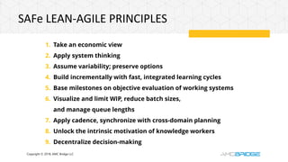 Introduction to scaled agile framework | PDF