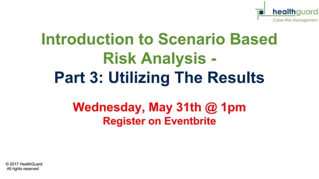 Introduction to scenario based risk analysis part 2 | PPT