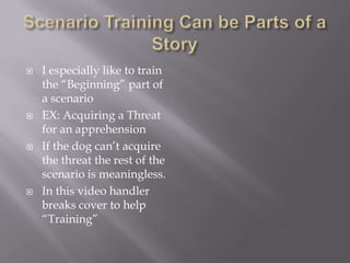 Introduction to scenario based training (short) | PPT