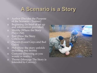 Introduction to scenario based training (short) | PPTX