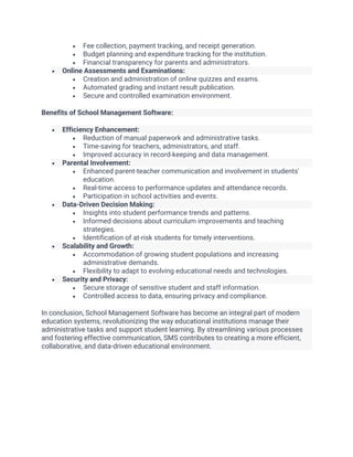 Introduction to School Management Software: Streamlining Administration ...