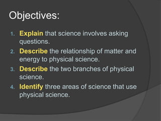 Introduction to Science 3.1 : Exploring Physical Science | PPT