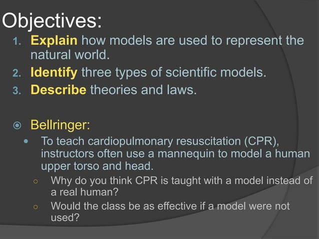 Introduction to Science 3.3 : Scientific Models | PPTX | Physics | Science