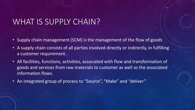 Introduction to scm | PPTX