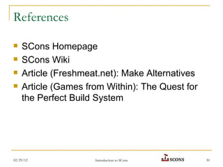 Introduction to s cons | PPT