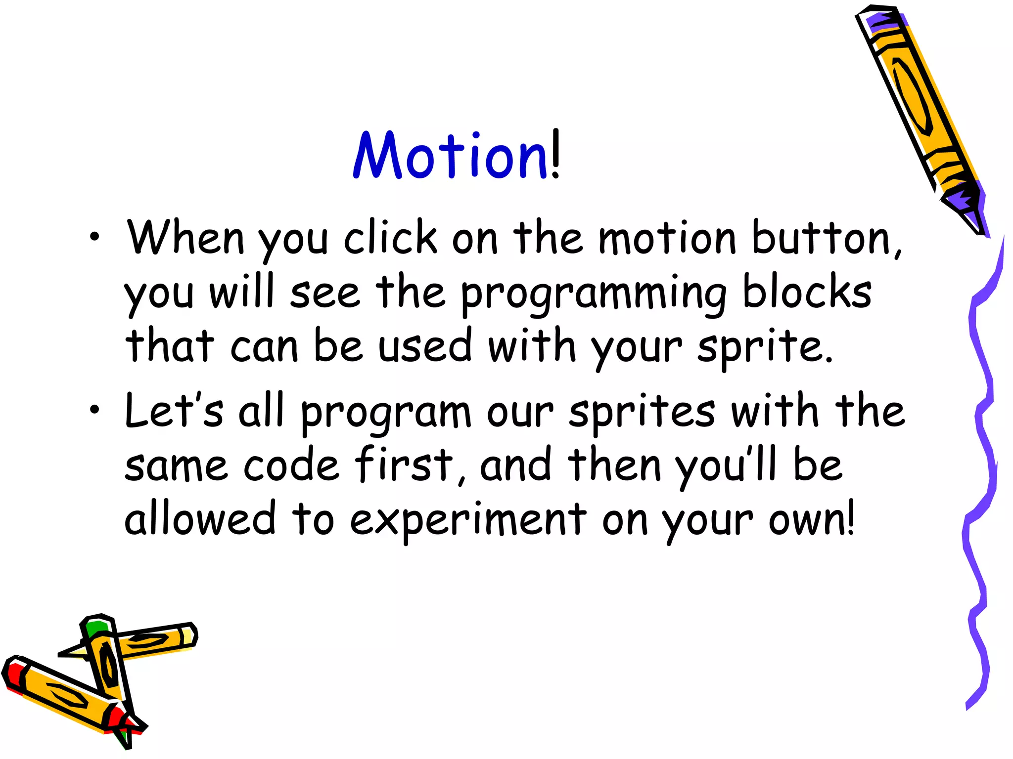 Introduction To Scratch Programming Ppt Computer Animation