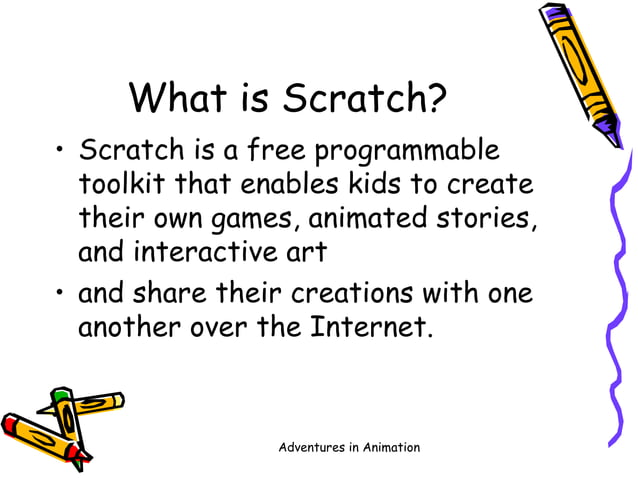 Introduction to scratch | PPT | Computer Animation | Computer Software ...