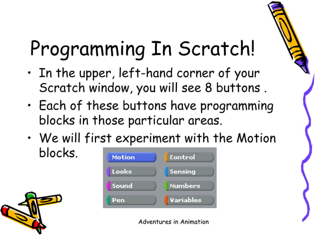 Introduction to scratch | PPT | Computer Animation | Computer Software and Applications