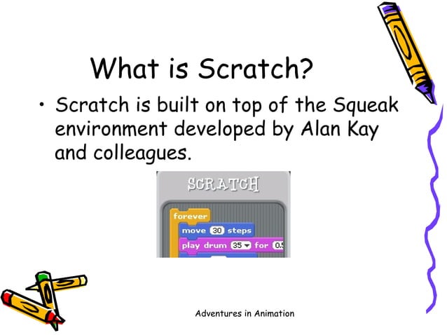 Introduction to scratch | PPT | Computer Animation | Computer Software ...
