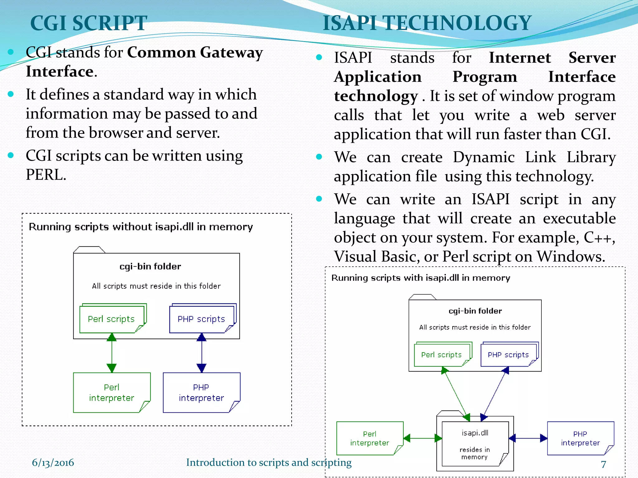 Introduction to scripts | PPTX