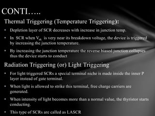 Introduction to scr thyristers | PPTX | Consumer Electronics ...