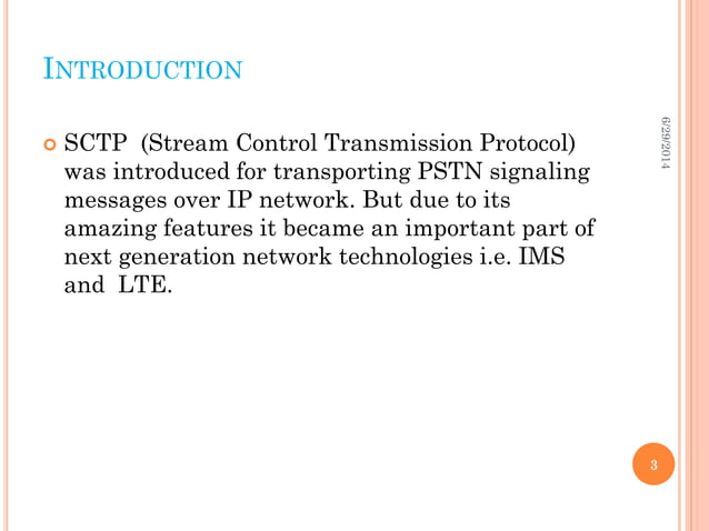 Introduction To Sctp And Its Benefits Over Tcp And Udp Ppt