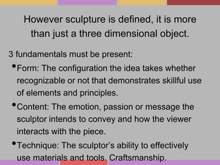 Introduction to sculpture | PPTX