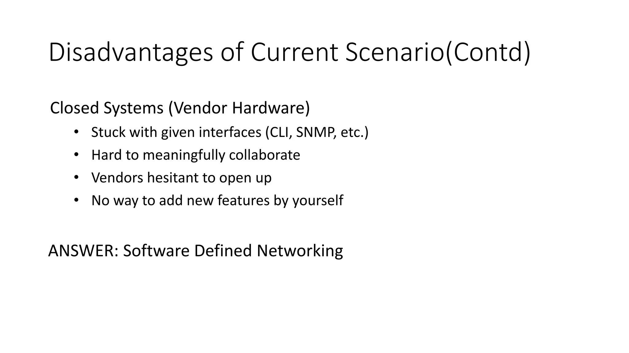 Introduction To Software Defined Networking Sdn Ppt