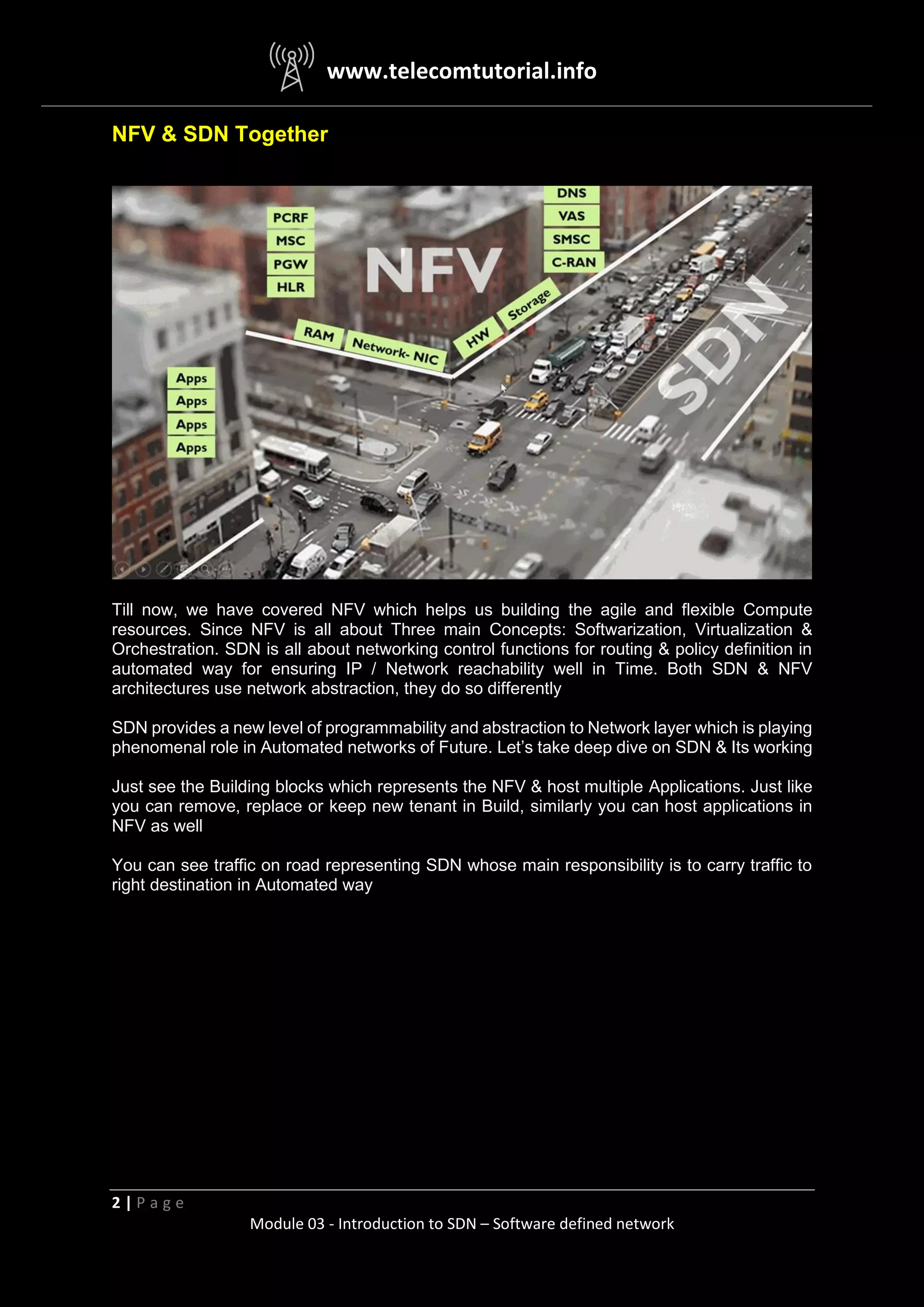 Telco Cloud 03 - Introduction to SDN | PDF