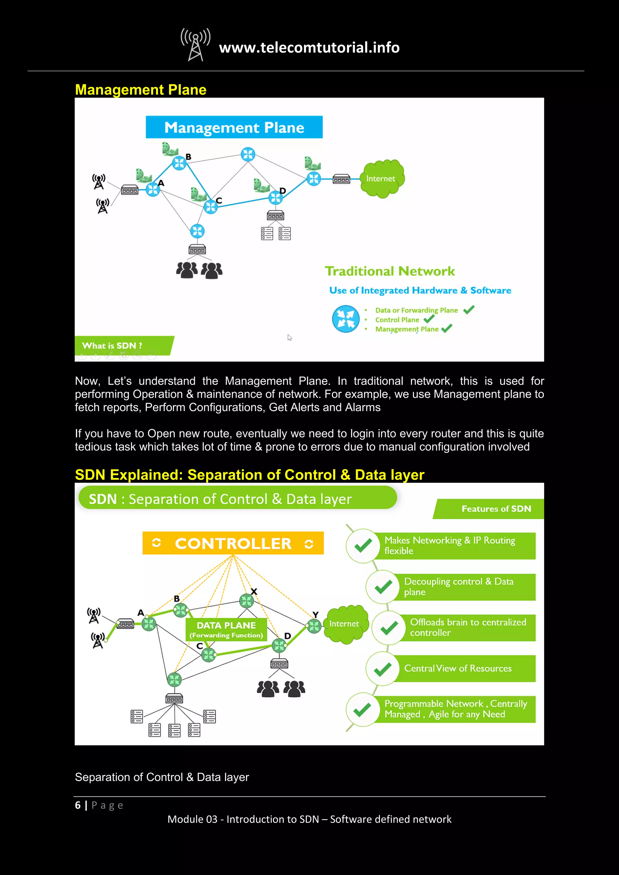 Telco Cloud 03 - Introduction to SDN | PDF