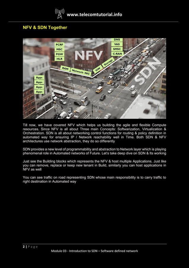 Telco Cloud 03 - Introduction to SDN | PDF
