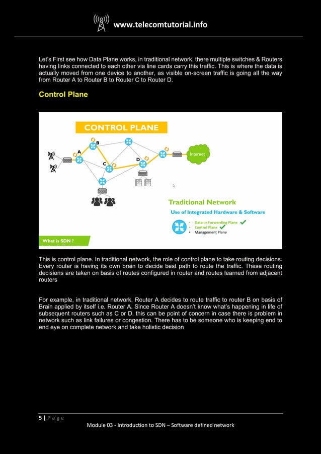 Telco Cloud 03 - Introduction to SDN | PDF