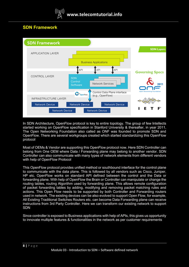 Telco Cloud 03 - Introduction to SDN | PDF