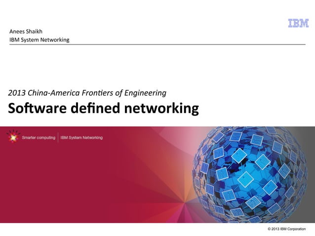Introduction to Software-defined Networking | PDF | Computer Networking | Computing