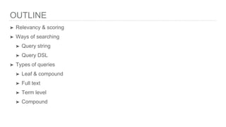 Introduction to Elasticsearch Searching | PPT
