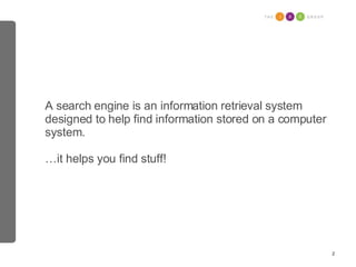 Introduction To Search - SEO 101 | PPT