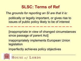 Introduction to secondary legislation | PPT