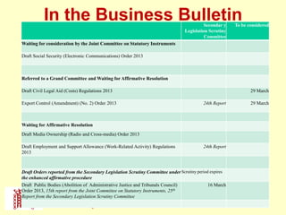 Introduction to secondary legislation | PPT