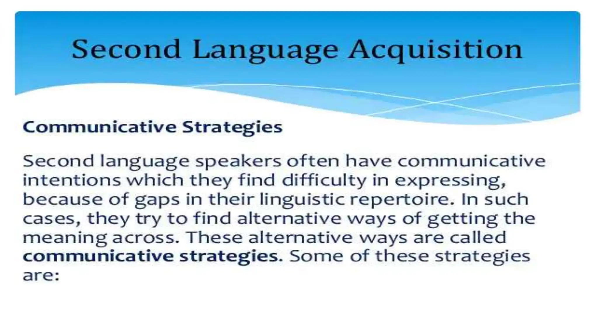 Introduction to Second Language acquisition.pptx | Education