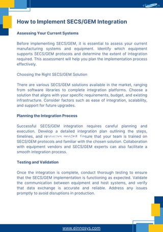Introduction to SECSGEM Communication Interface Protocols for ...