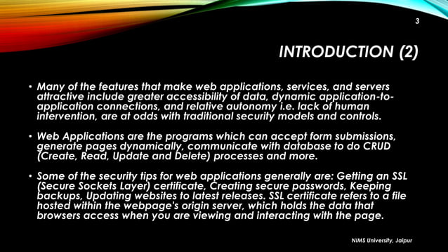 Securing Web Application, Services and Servers | PDF | Internet | Computing