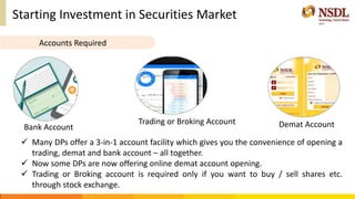 Introduction to securities markets | PPTX