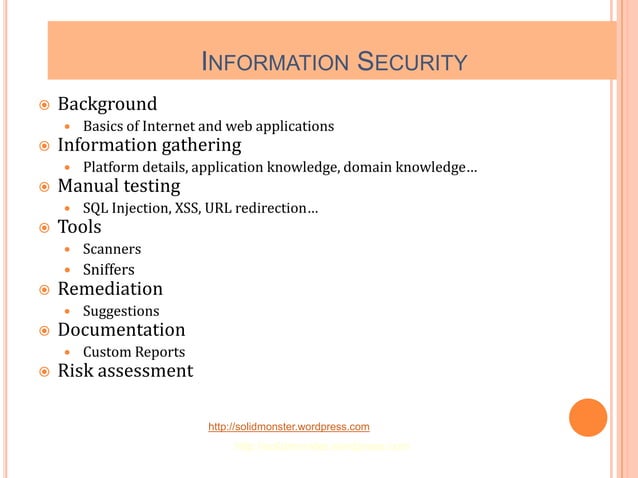 Introduction to security testing | PPT