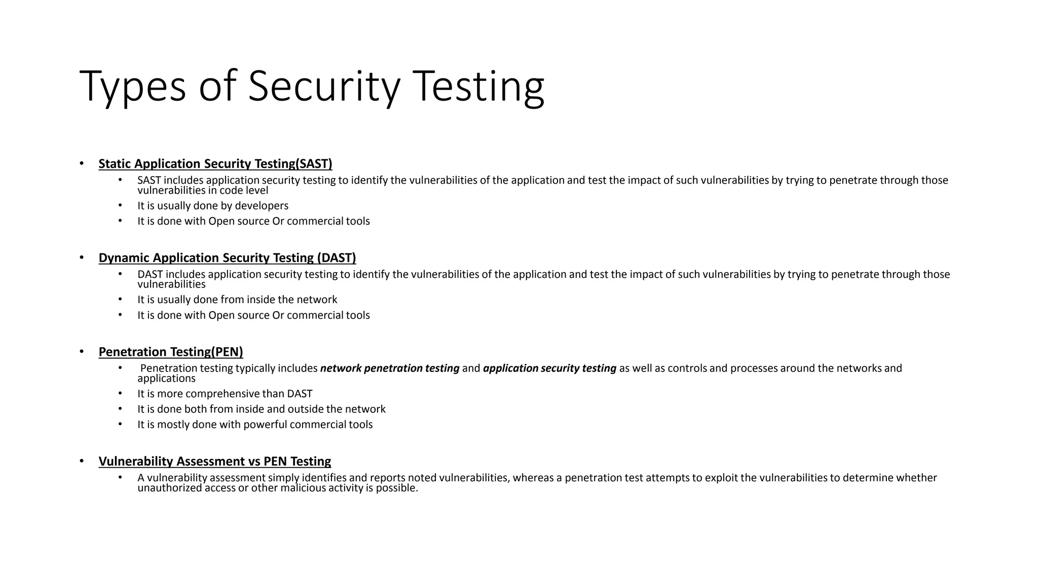 Introduction to security testing raj | PPTX