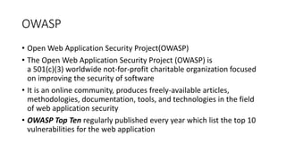 Introduction to security testing raj | PPTX