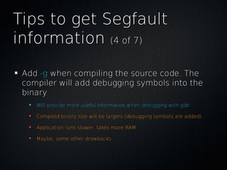Introduction to segmentation fault handling | PPT