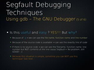 Introduction to segmentation fault handling | PDF | Operating Systems | Computer Software and ...