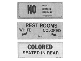 Introduction to segregation and civil rights movement for beginners ...