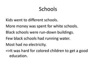 Introduction to segregation and civil rights movement for beginners ...