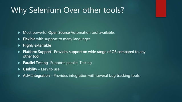 Introduction to selenium | PPTX | Browsers | Computer Software and ...