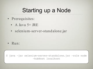 Introduction to selenium_grid_workshop | PPT