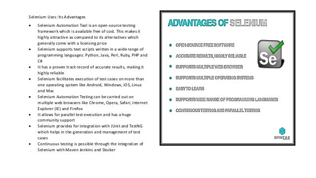 Introduction To Selenium Testing What Is Selenium Ppt 